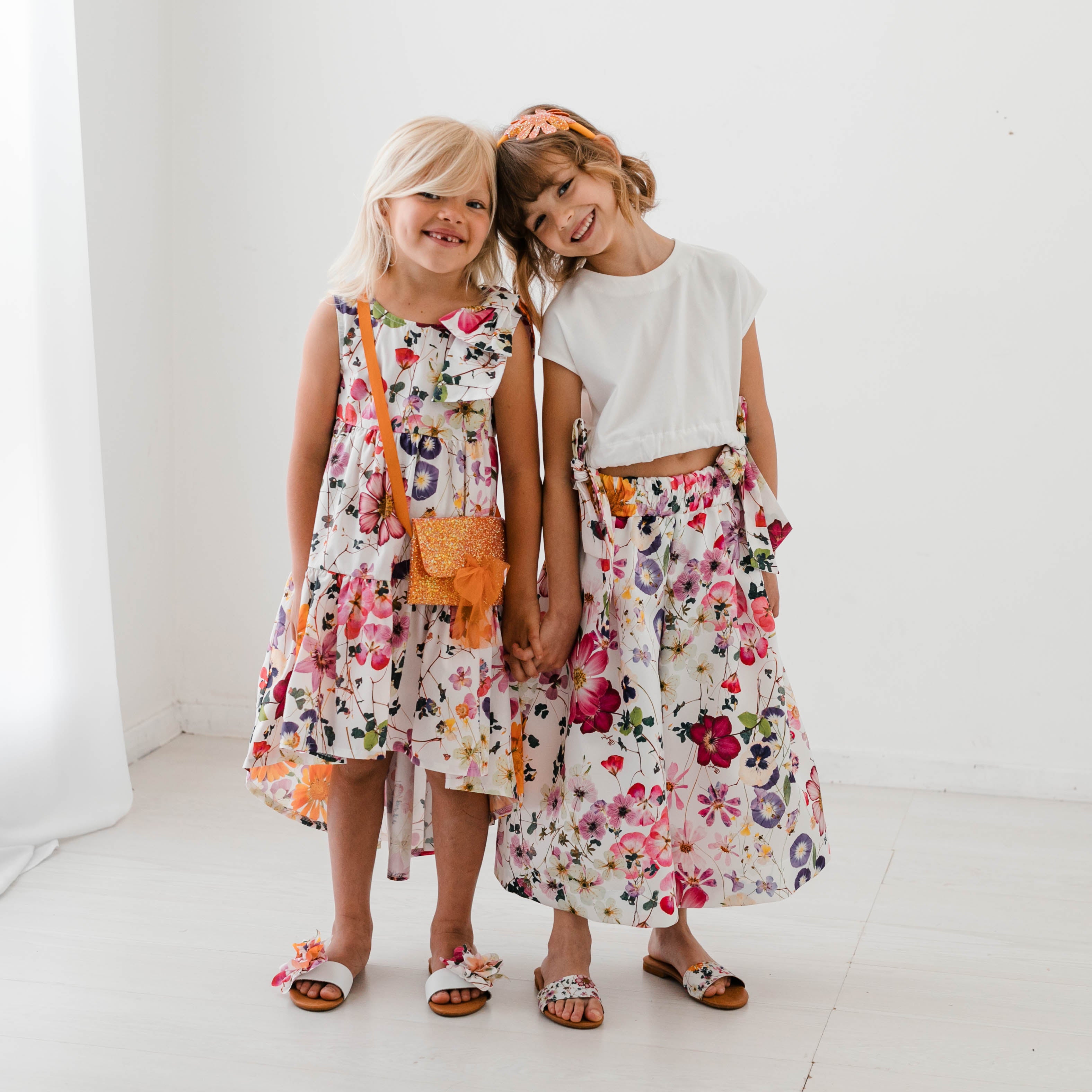 PANTALONE IN RASO FLOREALE – Magil