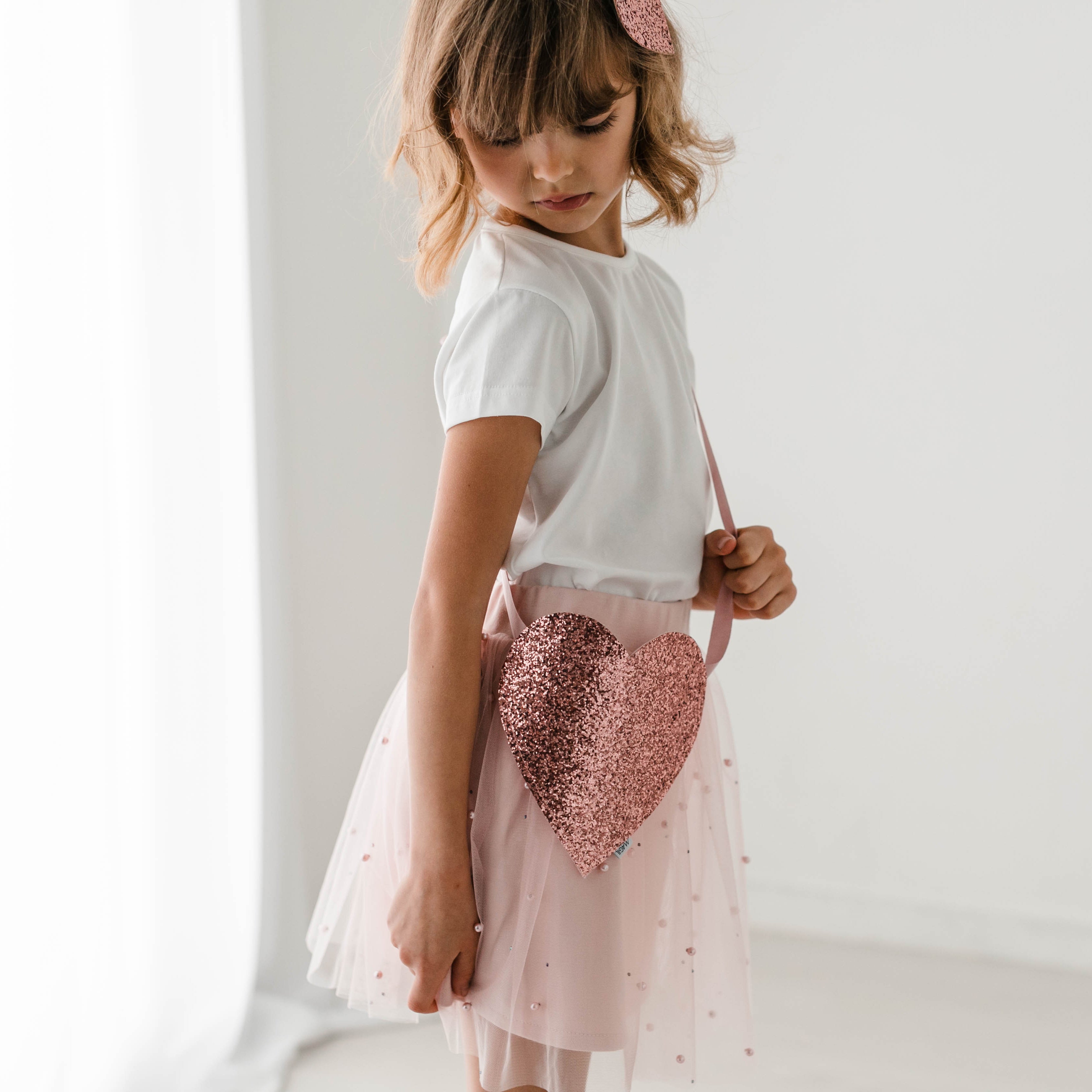 GLITTER HEART BAG – Magil